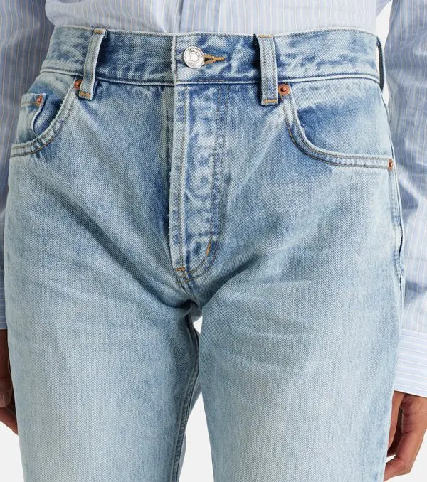 Saint Laurent High-rise Straight Jeans
