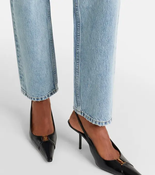 Saint Laurent High-rise Straight Jeans