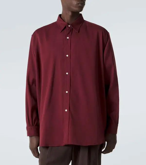 A.PRESSE Cotton Twill Shirt