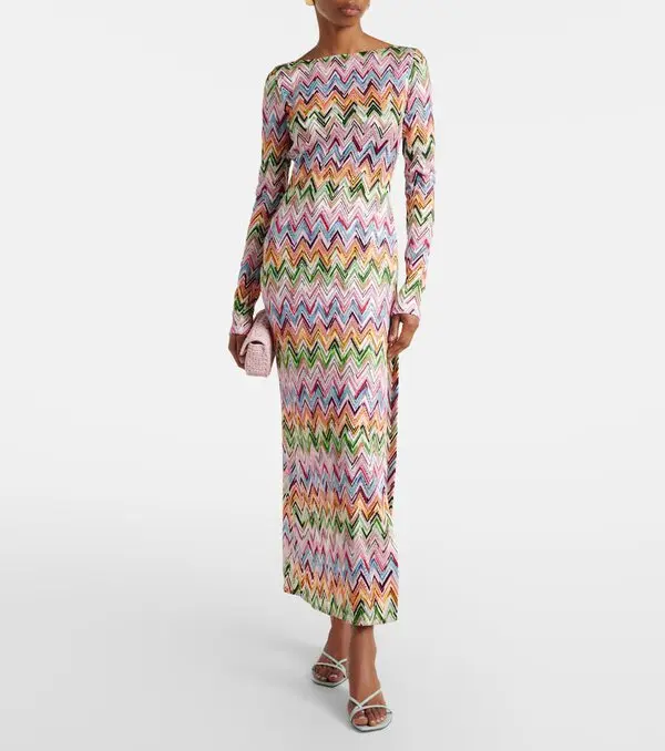 Missoni Zigzag Maxi Dress - Multicoloured