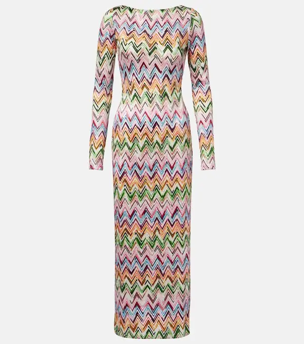 Missoni Zigzag Maxi Dress - Multicoloured