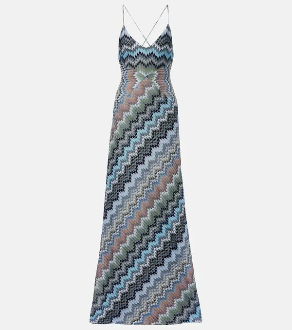 Missoni Zigzag Maxi Dress - Multicoloured