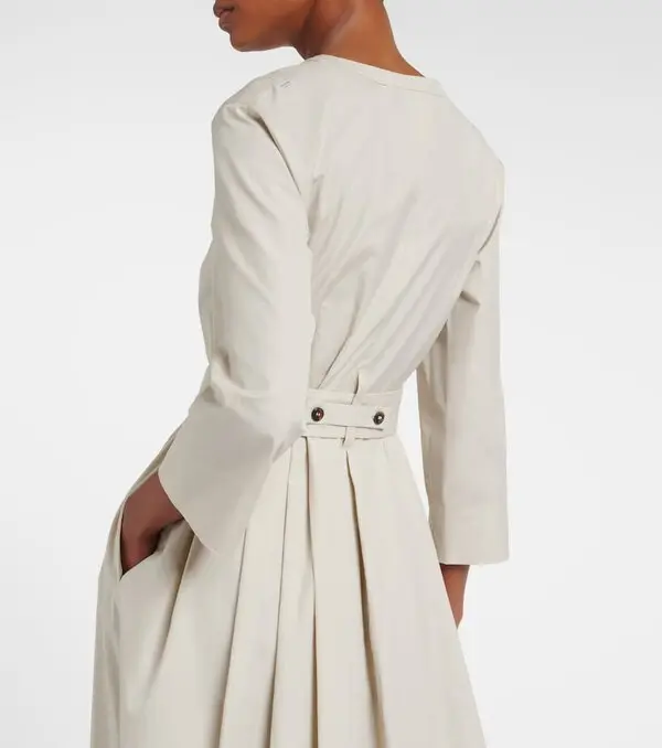 Max Mara Giorno Belted Shirt Dress - White