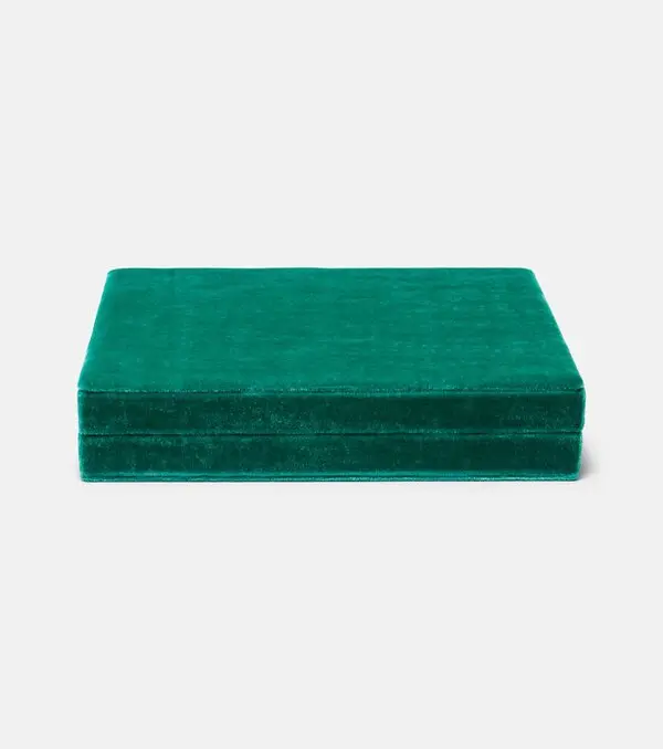 Sophie Bille Brahe Trésor Velvet Jewelry Box - Green