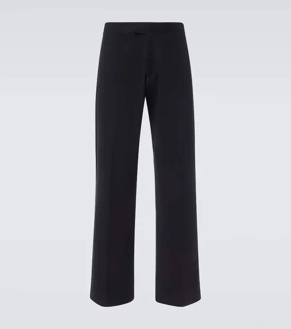 TOM FORD Cotton Drill Wide-leg Trousers