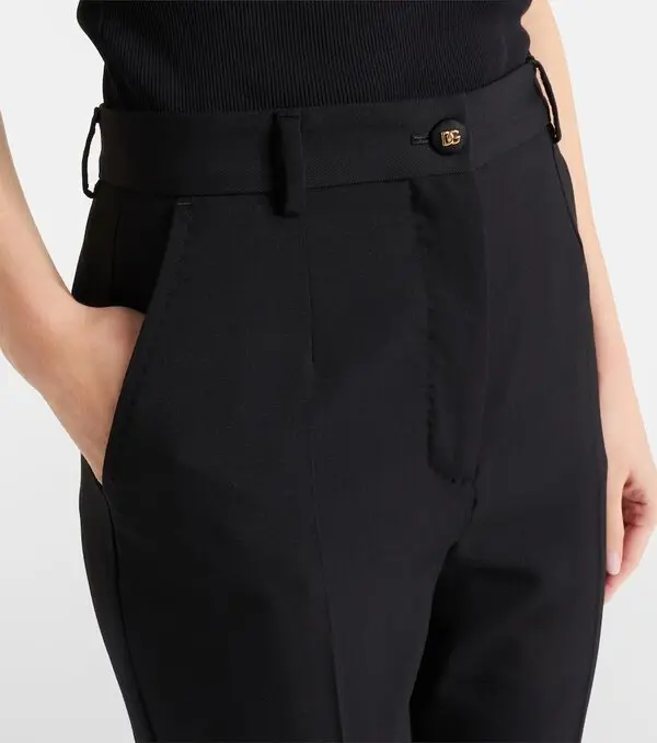 Dolce & Gabbana Wool-blend Slim Trousers