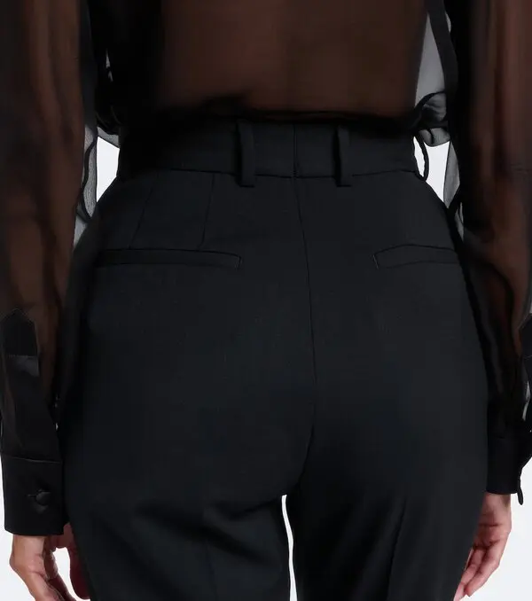 Dolce & Gabbana Wool-blend Slim Trousers