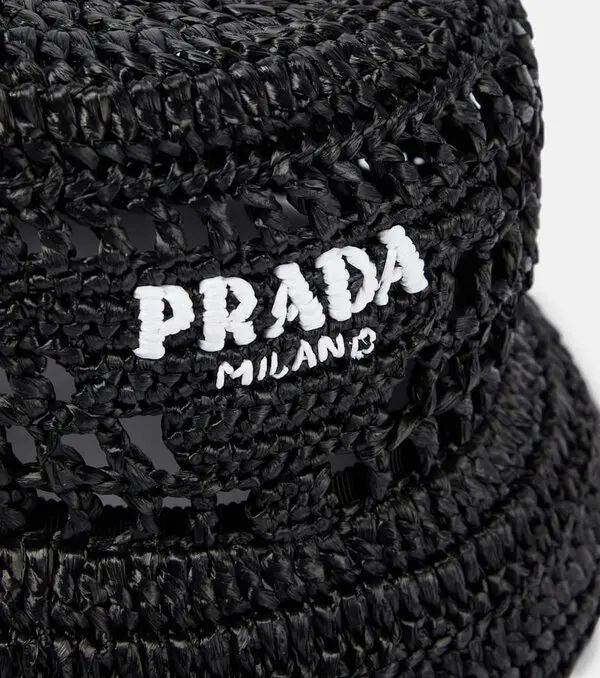 Prada Logo Bucket Hat