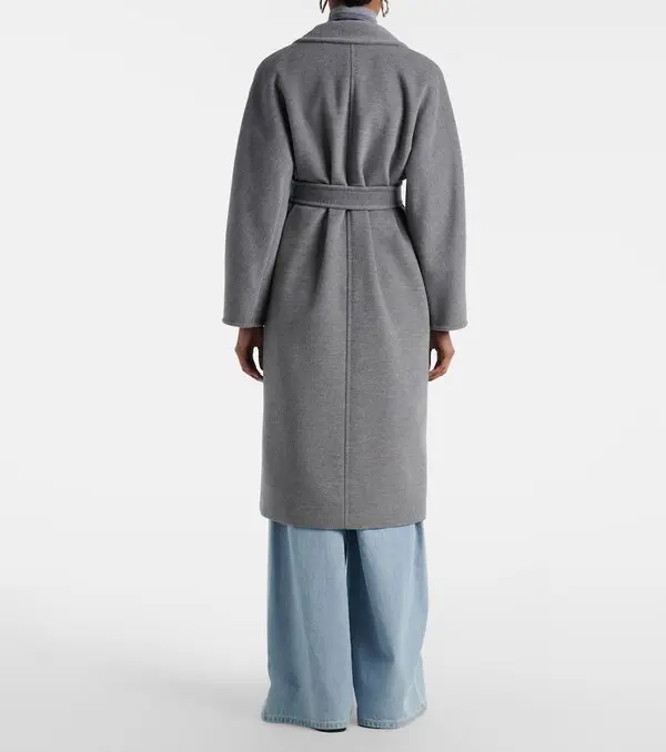 Max Mara Madame Wool And Cashmere Coat - Grey