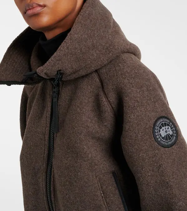 Canada Goose Black Label Chilliwack Wool-blend Jacket - Brown