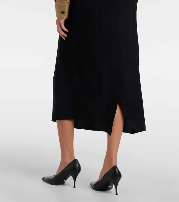 Prada Crêpe Midi Skirt