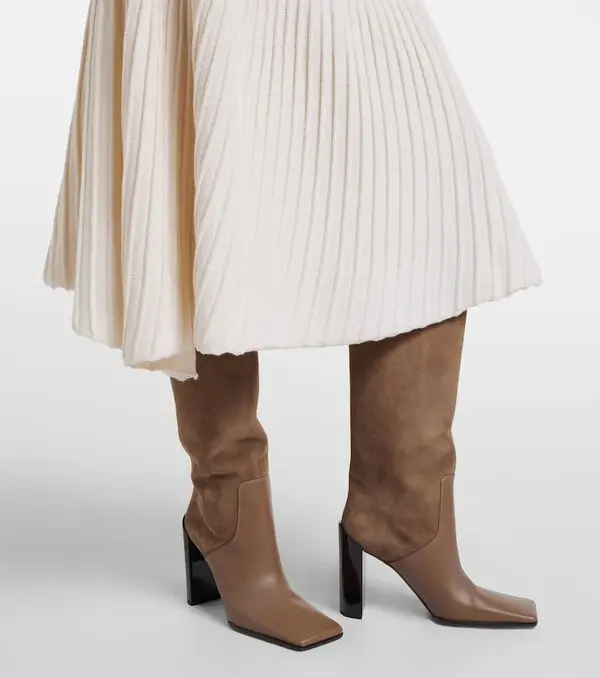 Alaïa Wool And Cashmere Midi Skirt