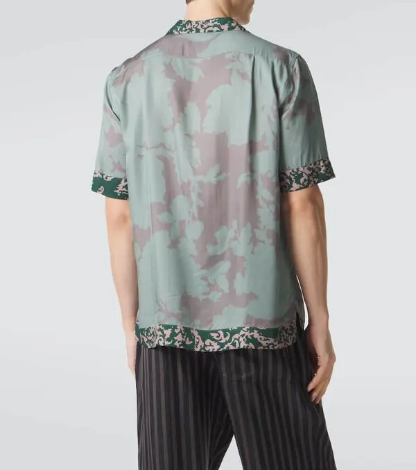 Dries Van Noten Printed Bowling Shirt