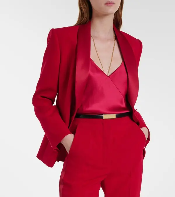 Max Mara Silk Satin Camisole - Red
