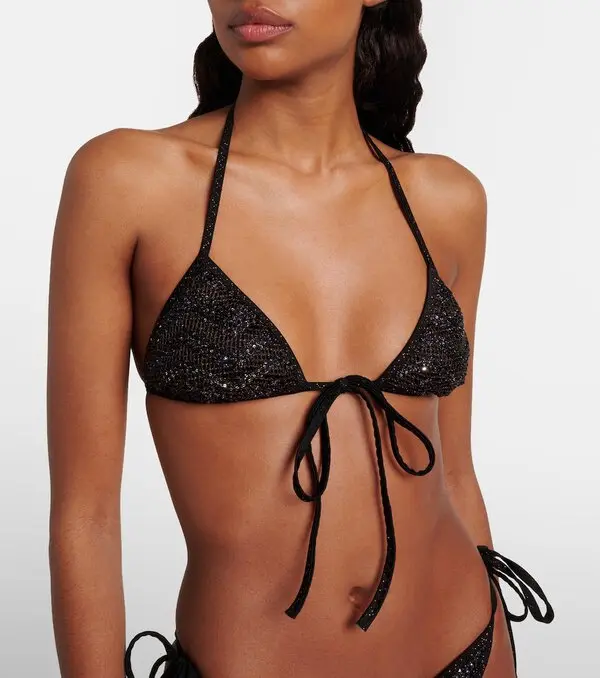 Missoni Zigzag Sequined Lamé Bikini