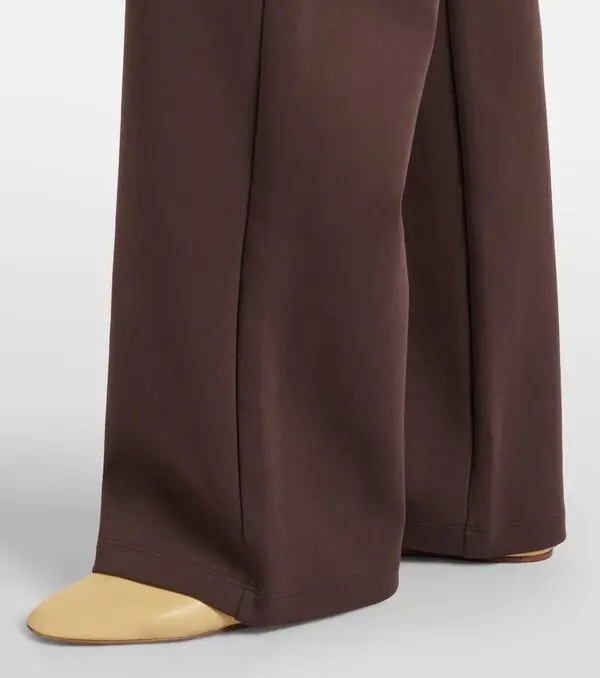 Max Mara Bali Cotton-blend Wide-leg Sweatpants