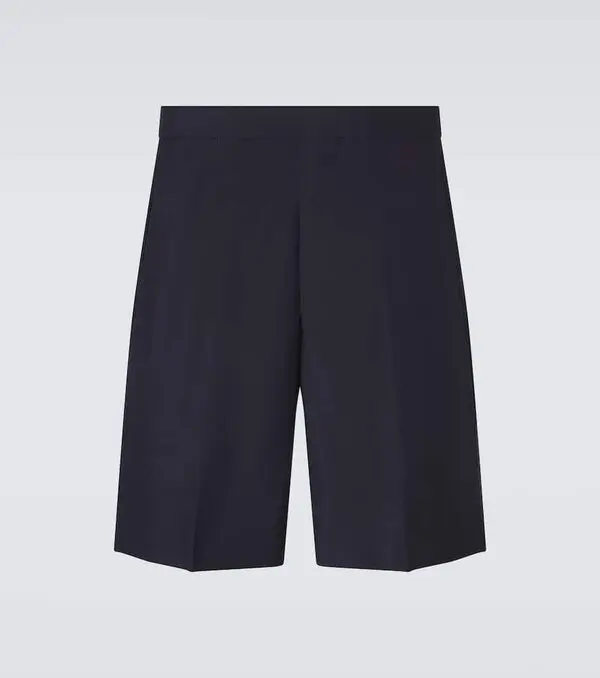 Prada Wool And Mohair Bermuda Shorts