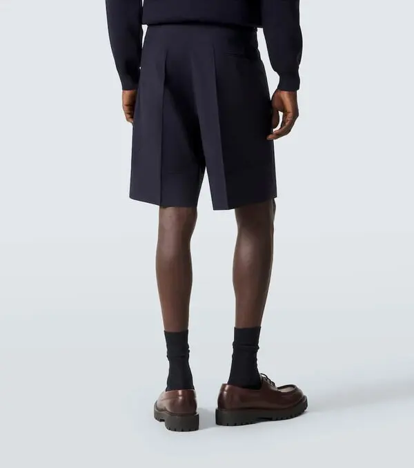 Prada Wool And Mohair Bermuda Shorts