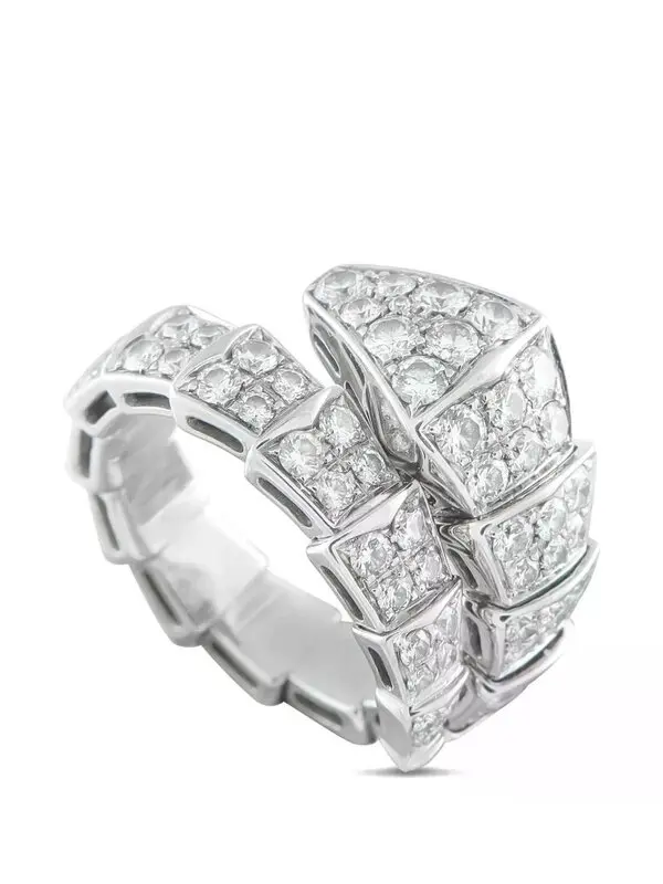 BVLGARI Serpenti Diamond Ring - Silver