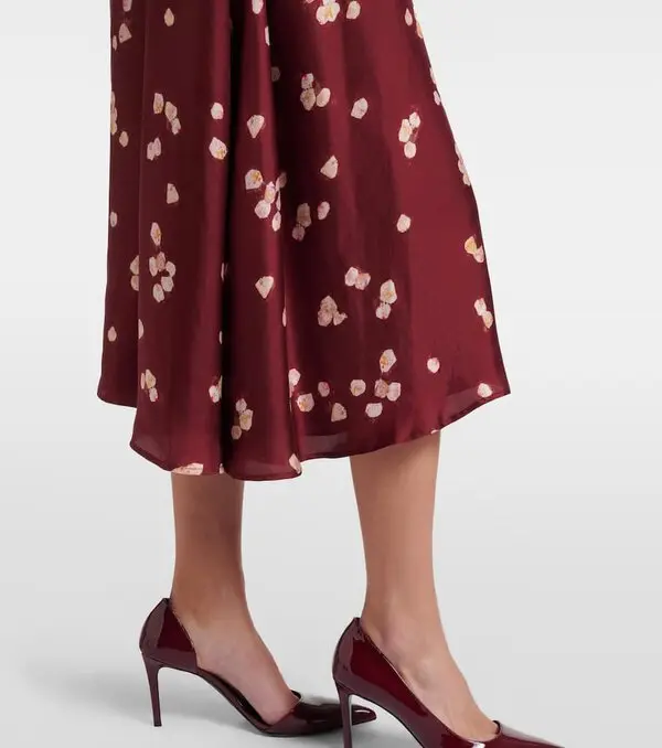 Altuzarra Belted Printed Silk Shirt Dress