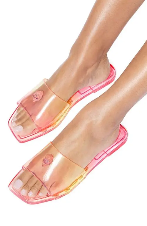 Kurt Geiger Maddison Slide Sandal - Pink Multi