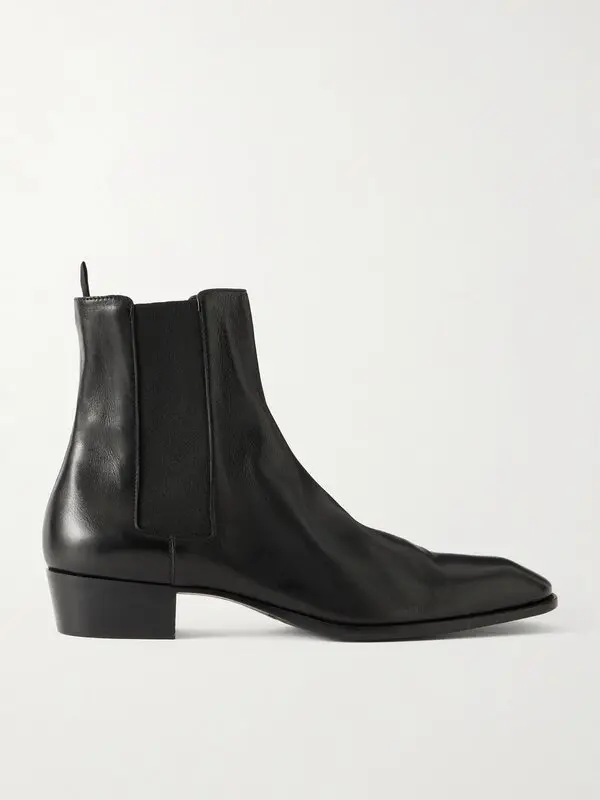 Saint Laurent Stanton Leather Chelsea Boots