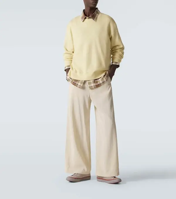 Visvim Jumbo Wool And Cotton Sweatshirt