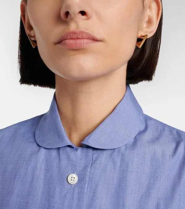 Prada Logo Stud Earrings