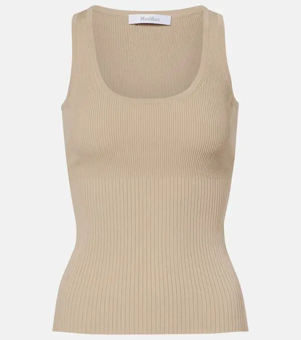 Max Mara Ribbed Knit Tank Top
