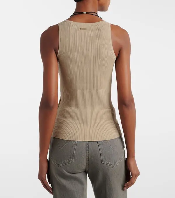 Max Mara Ribbed Knit Tank Top