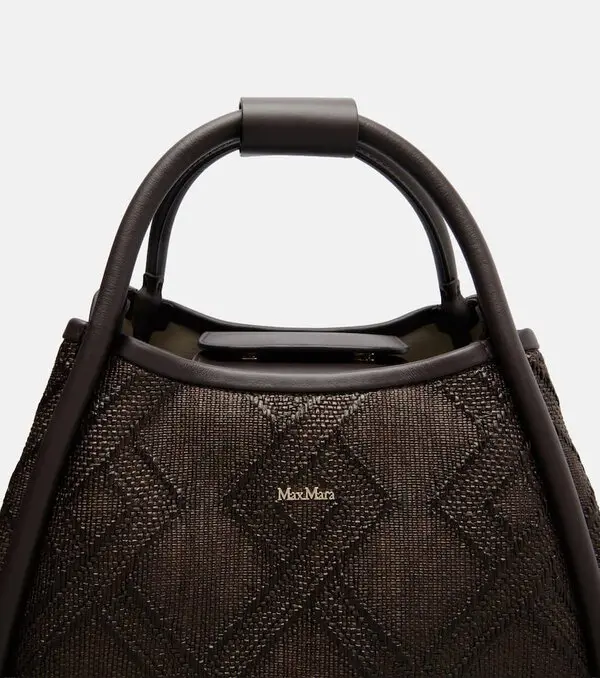 Max Mara Leather Tote Bag