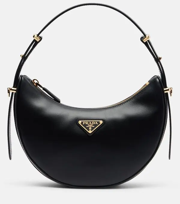 Prada Arqué Mini Leather Shoulder Bag