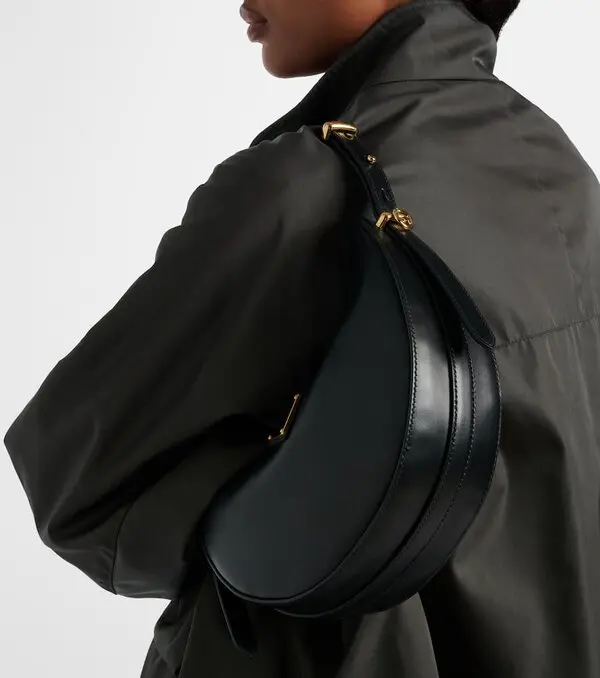 Prada Arqué Mini Leather Shoulder Bag