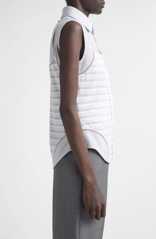 Thom Browne Sleeveless Oxford Shirt