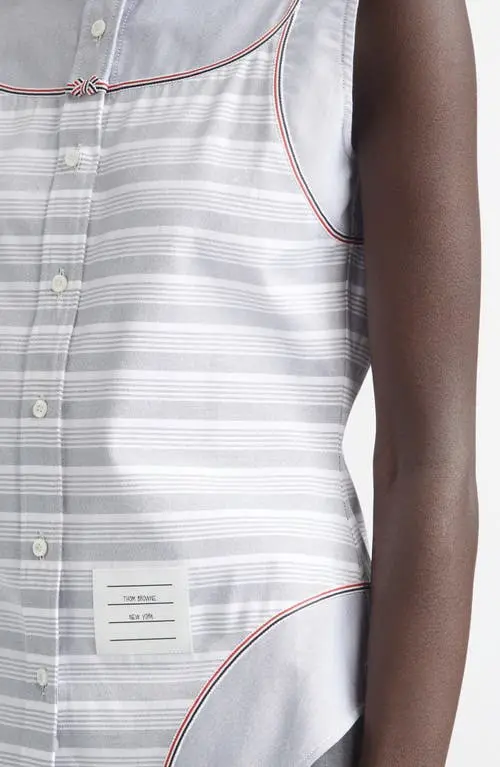 Thom Browne Sleeveless Oxford Shirt