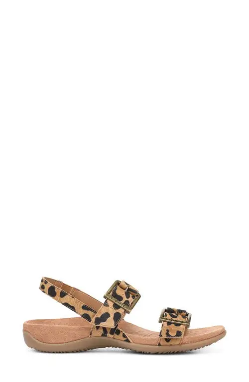 Vionic Reese Sandal - Tan Leopard