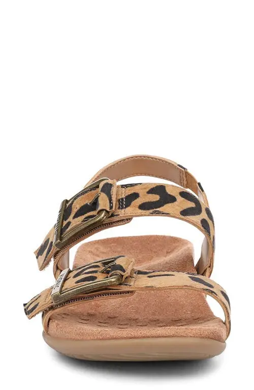 Vionic Reese Sandal - Tan Leopard
