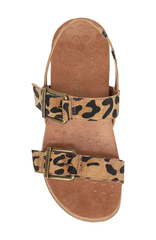 Vionic Reese Sandal - Tan Leopard