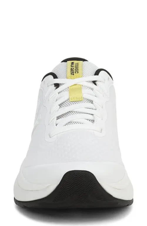 Vionic Walk Quest Athletic Sneakers - White/black