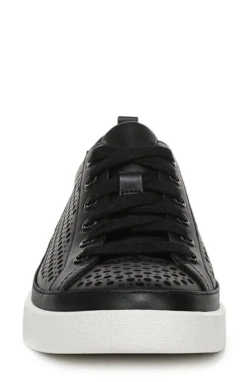 Vionic Winny Perf Sneaker - Black Leather