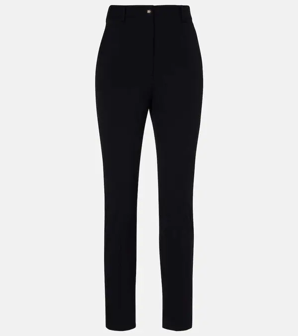 Dolce & Gabbana Wool-blend Slim Fit Trousers
