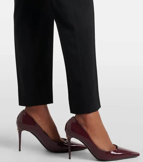Dolce & Gabbana Wool-blend Slim Fit Trousers