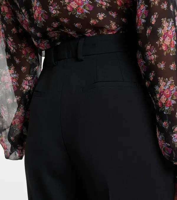 Dolce & Gabbana Wool-blend Slim Fit Trousers