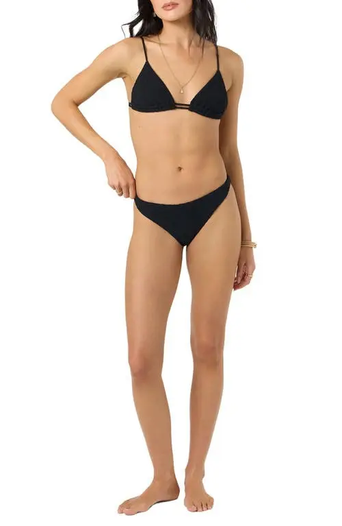O'Neill Willow Weave Flamenco Bikini Bottoms - Black