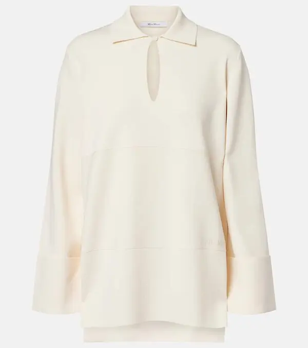 Max Mara Jersey Polo Top