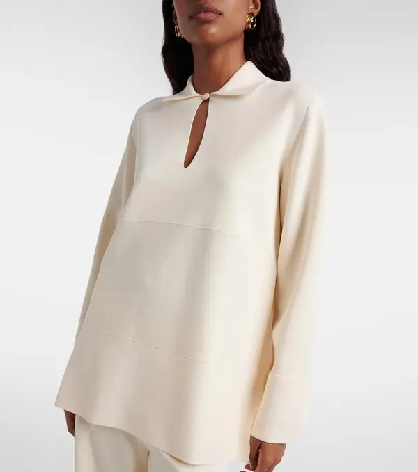 Max Mara Jersey Polo Top