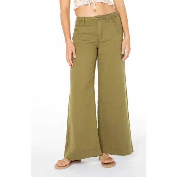 Roxy Boogie Board Flare Cotton Twill Pants
