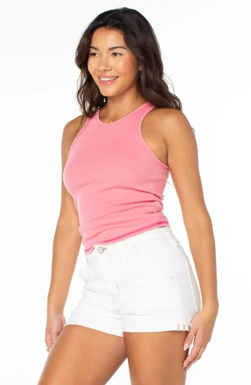 Roxy Boardwalk Racerback Tank - Strawberry Pink