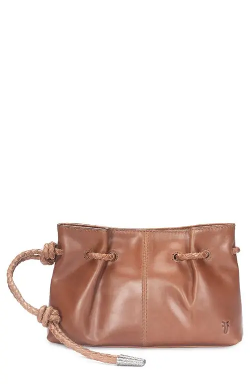 Frye Caroline Leather Wristlet Clutch