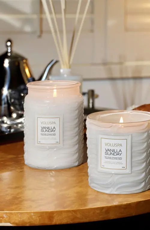Voluspa Sunday Large Jar Candle - Vanilla